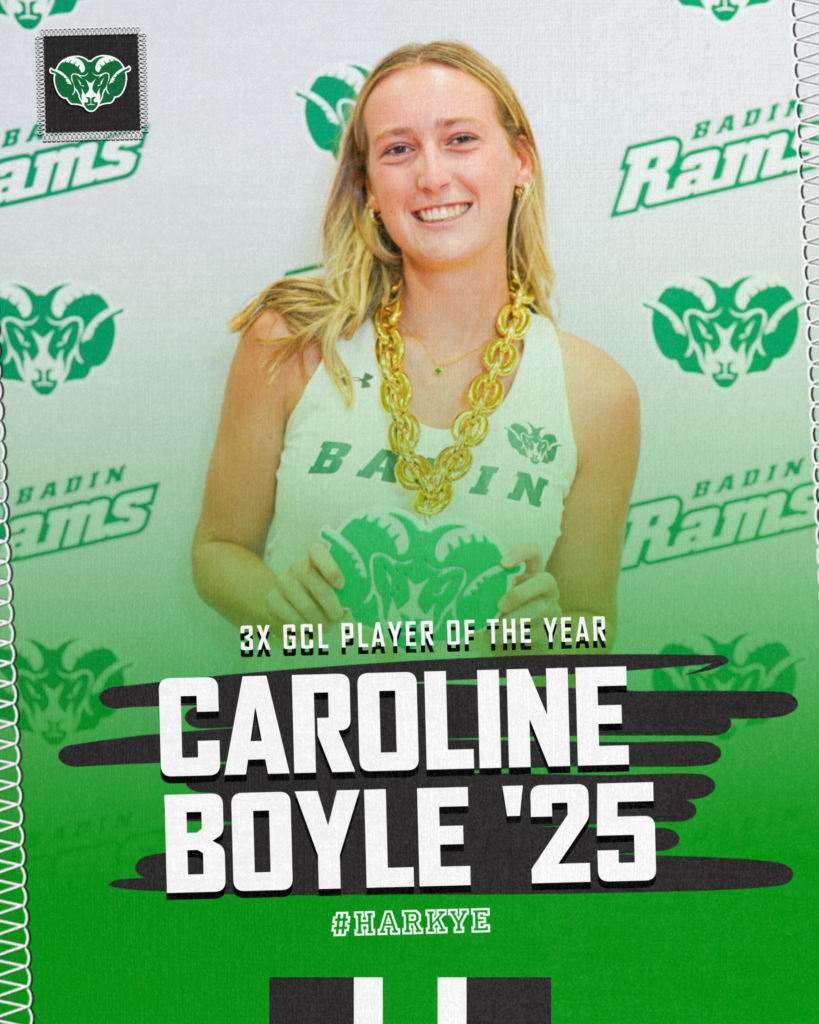 Caroline Boyle' 25 Named 3x GCL Player of the Year - Badin Athletics